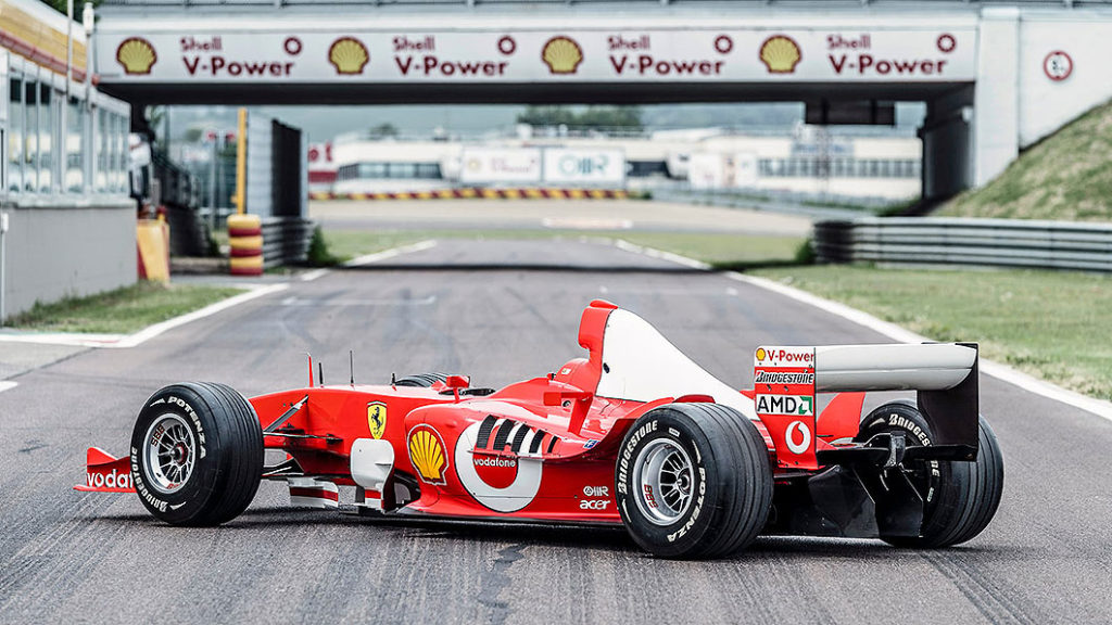 舒馬克F2003座駕拍出4.7億元 打破F1賽車拍賣紀錄 | 地球黃金線