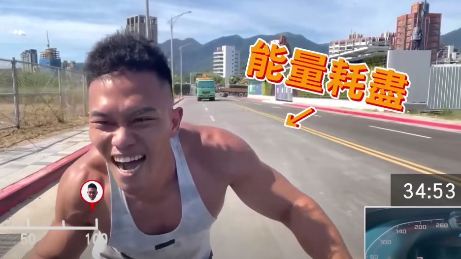 「1匹人力」能讓汽車跑多快？ 肌肉猛男教你車該怎麼推 | 地球黃金線