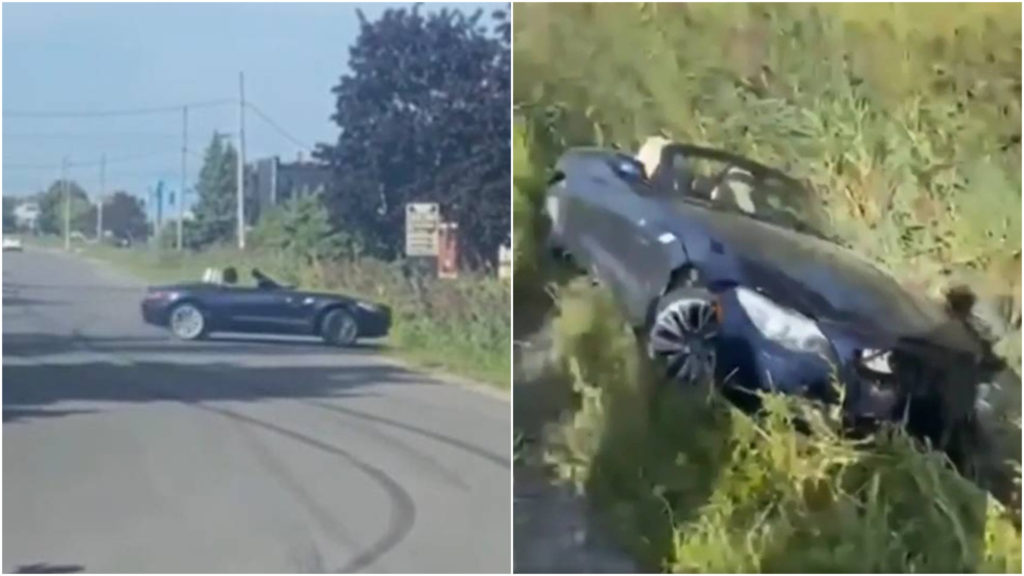 BMW Z4想學賓士C 63帥氣甩一波 彎過頭掉深溝的下場就是「啪！沒了」 | 地球黃金線