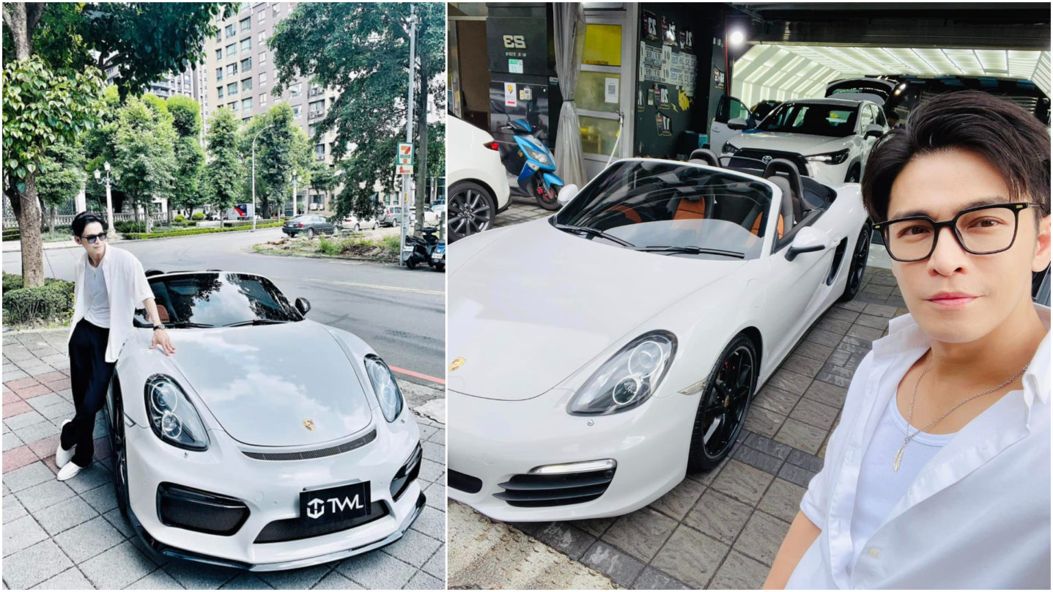 Gino曬保時捷愛車卻「違規停人行道」 坦言做錯誤示範：我去警局檢舉自己 | 地球黃金線