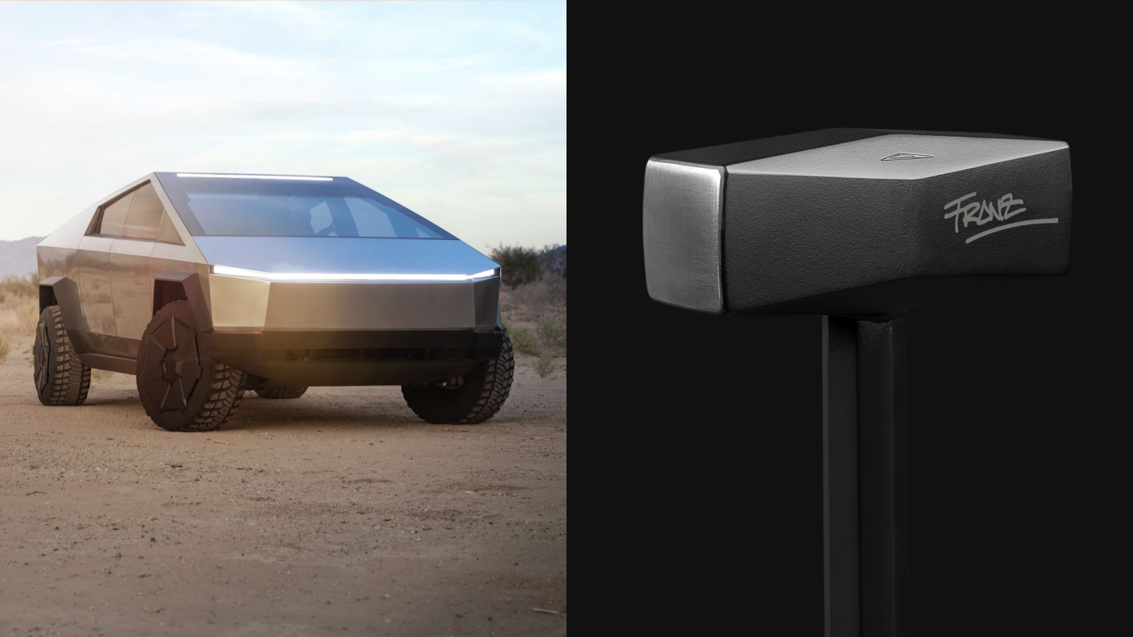 Tesla獵奇周邊再 +1！原廠推「Cybertruck鐵錘」有錢不一定能入手 | 地球黃金線