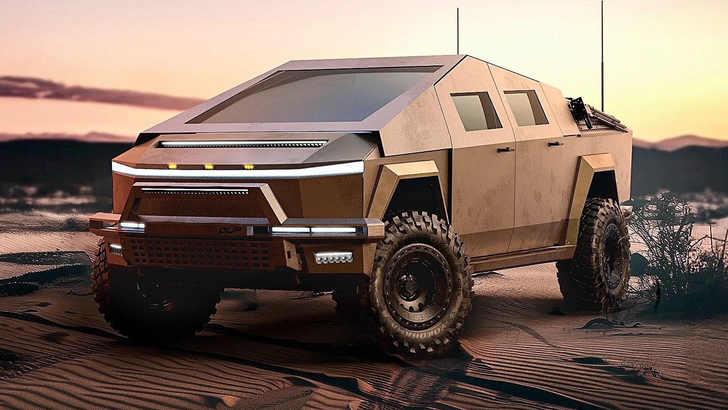 Cybertruck化身末日運輸載具，特斯拉皮卡不只能扛子彈還防地雷！ | 地球黃金線