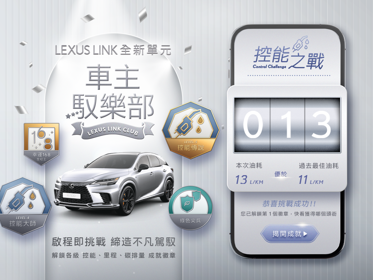 Lexus Plus App車主體驗再升級，輕鬆掌握愛車資訊駕馭體驗更加分 | 地球黃金線