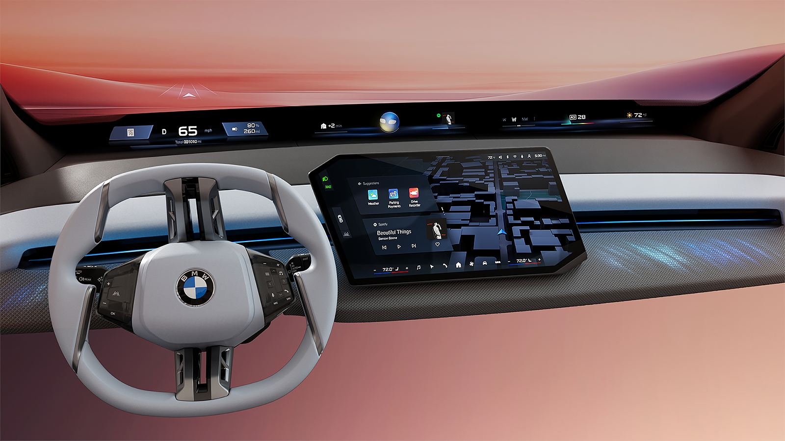 新世代iX3座艙CES展曝光？BMW OS X搭全景投影與新方向盤亮相 | 地球黃金線