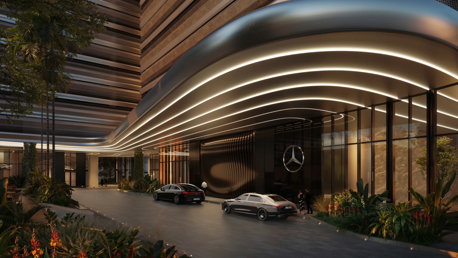 賓士邁阿密豪宅第二棟開始販售，Mercedes-Benz Places全新銷售展示中心亮相 | 地球黃金線