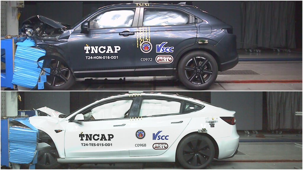Honda HR-V四星與特斯拉Model 3五星解析，TNCAP兩車測試報告公布 | 地球黃金線