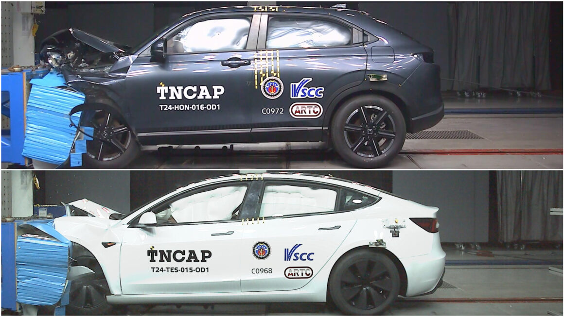 Honda HR-V四星與特斯拉Model 3五星解析，TNCAP兩車測試報告公布 | 地球黃金線