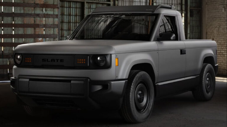 Slate Auto首款作品曝光，貝佐斯電動皮卡只要64萬還可變休旅 | 地球黃金線