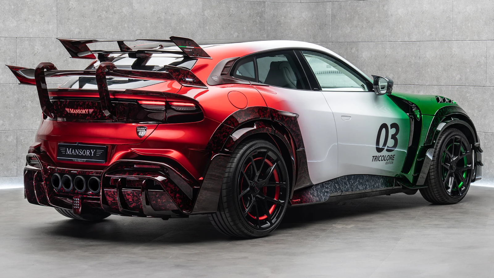 Mansory推史上最糟Purosangue？雙層尾翼搭上義大利3色外媒看傻 | 地球黃金線