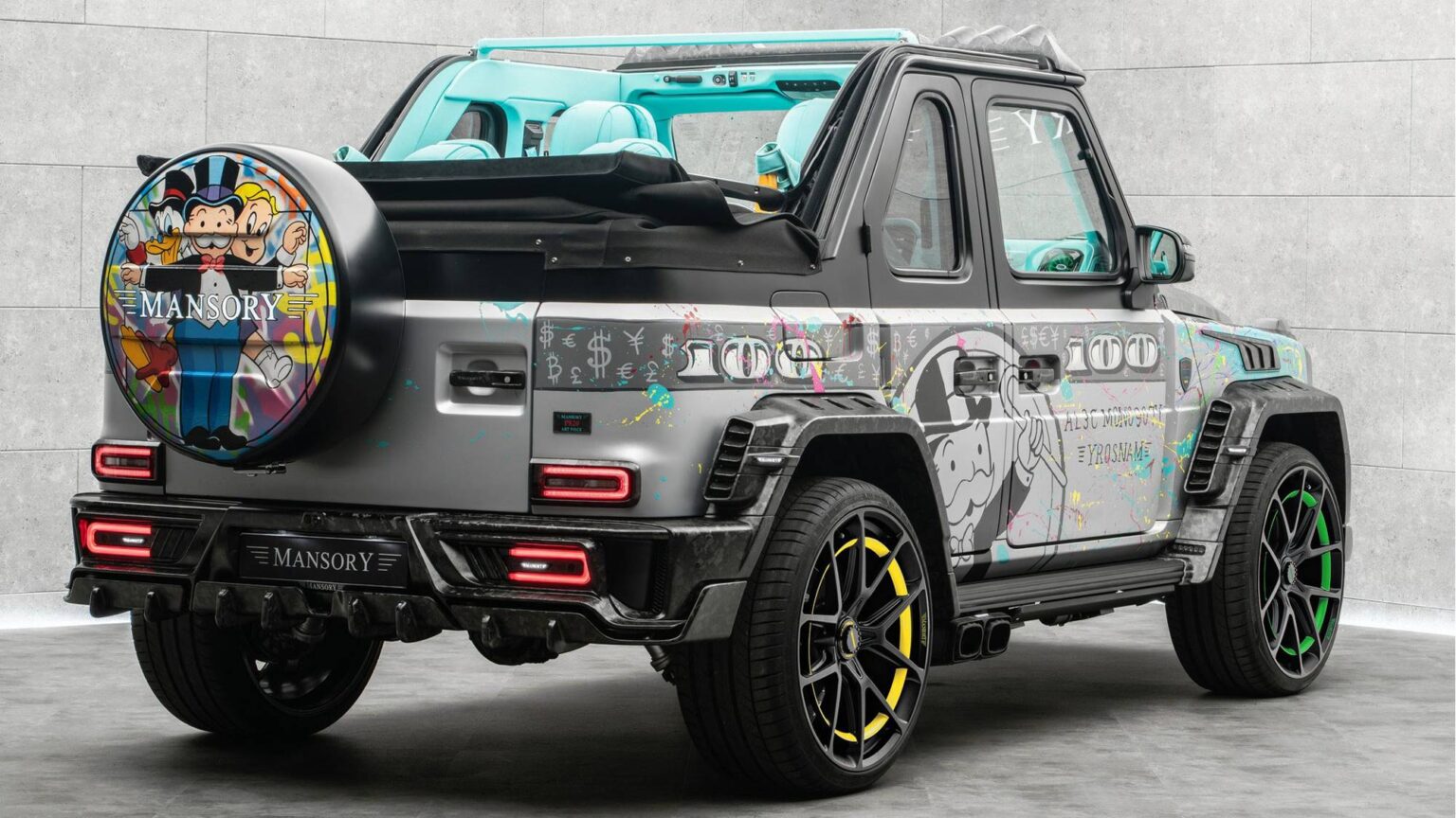 改裝／Mansory限量10輛敞篷大G！與美國塗鴉藝術家Alec Monopoly聯手打造 | 地球黃金線