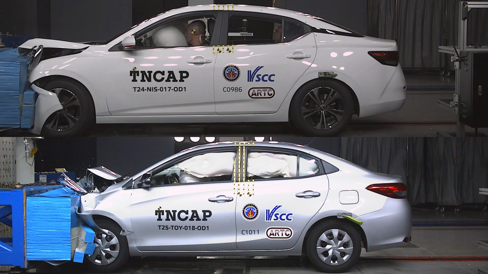 TNCAP公布Vios及Sentra受測星等，9月再公布Town Ace跟HS成績 | 地球黃金線