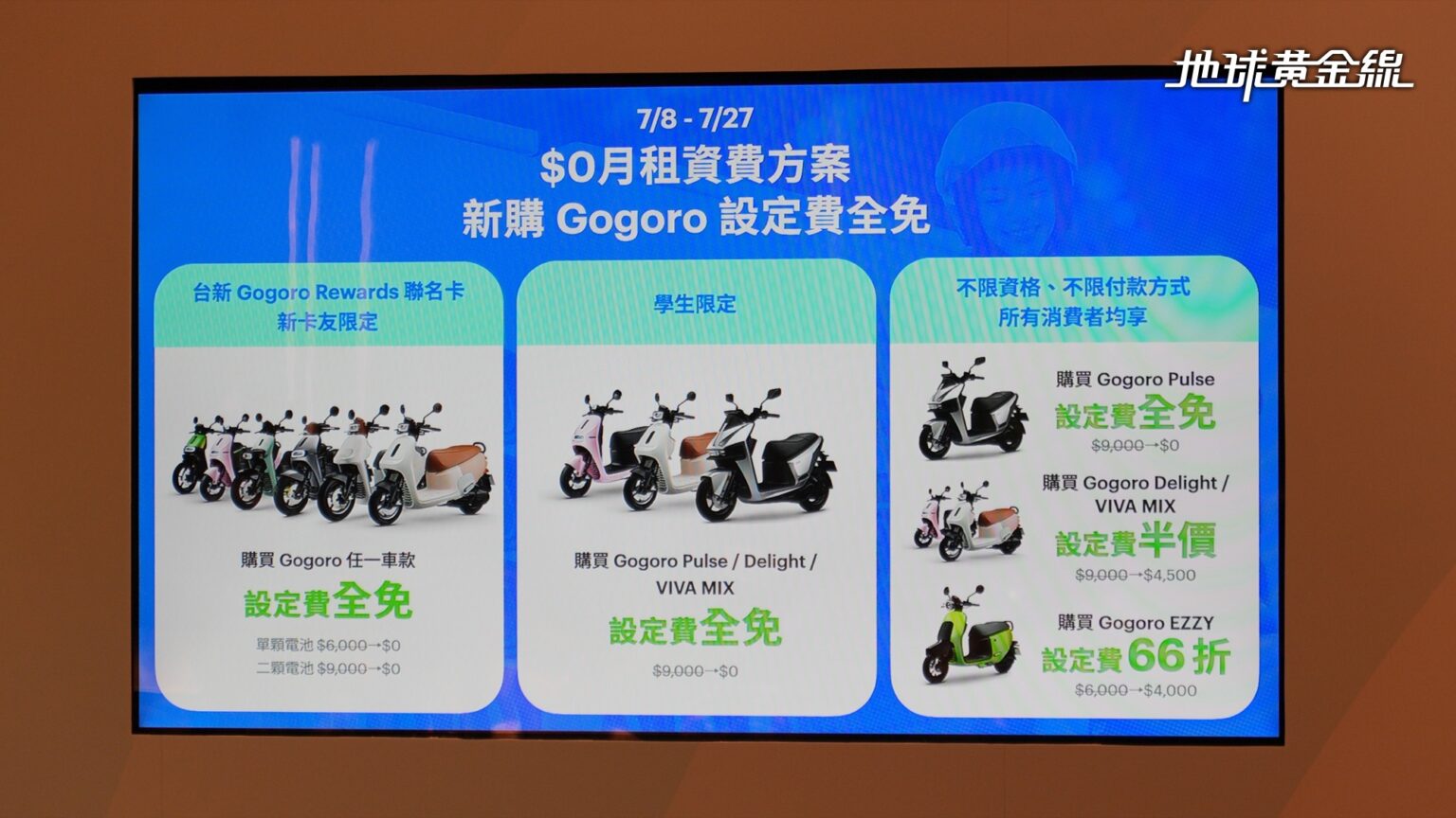 Gogoro「0月租」首週狂吸七成新客，老用戶也動心？ | 地球黃金線