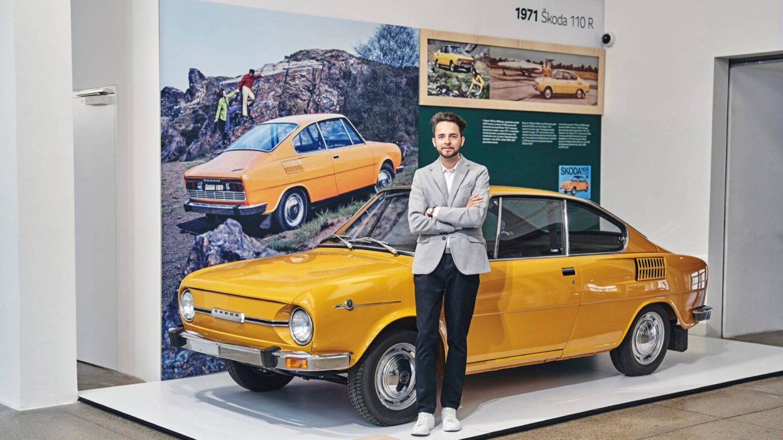 Škoda 110 R傳奇回歸，以電動雙門跑車之姿重生 | 地球黃金線