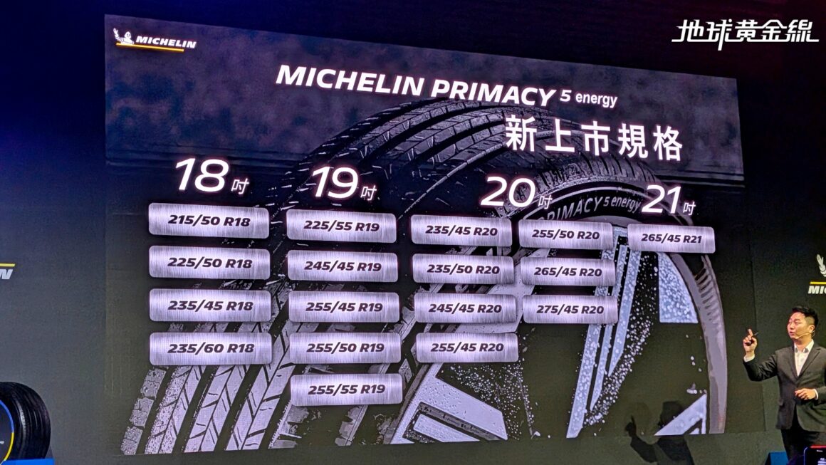 Primacy 5、Pilot Sport 5再進化！米其林發表energy系列新胎搶攻電動車市場 | 地球黃金線